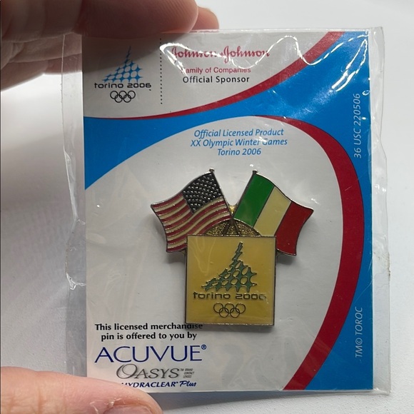 Jewelry | Torino 206 Olympic Pin With Flags | Poshmark